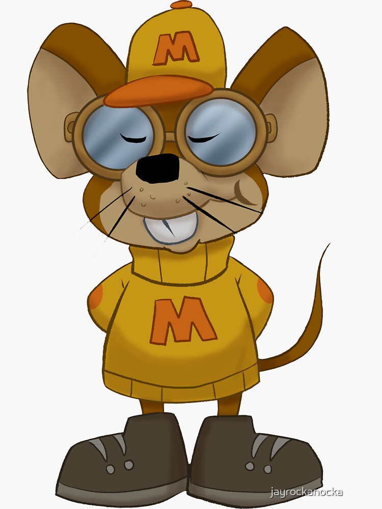 "smart mouse" Sticker by jayrockanocka | Redbubble