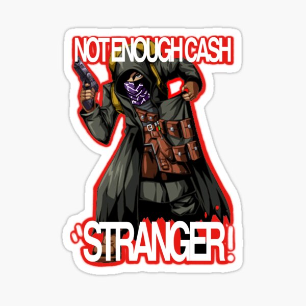 "Resident Evil 4 Merchant (Quotes # 1) (Red OutLine)" Sticker for Sale ...