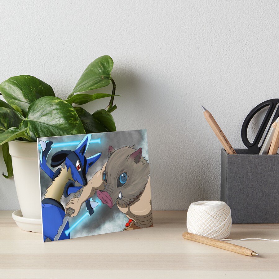 "Inosuke Demon Slayer" Art Board Print by Nelliodas | Redbubble