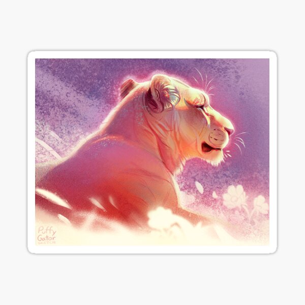 Lioness Stickers | Redbubble