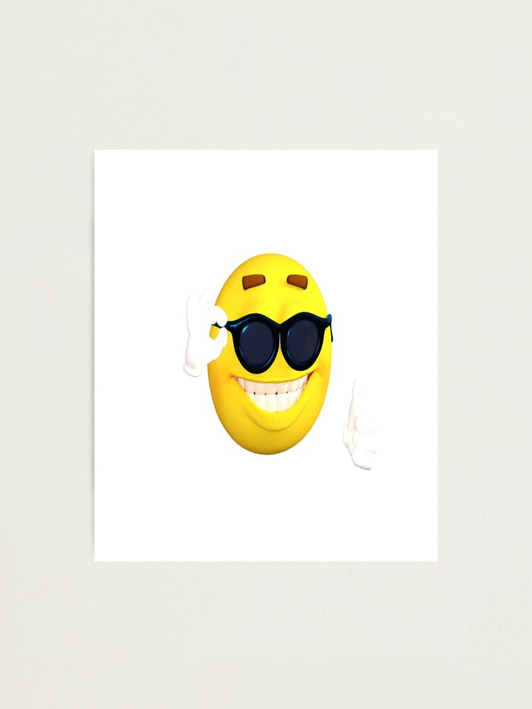 "OK Boomer Smiley Face Emoji" Photographic Print for Sale by ...