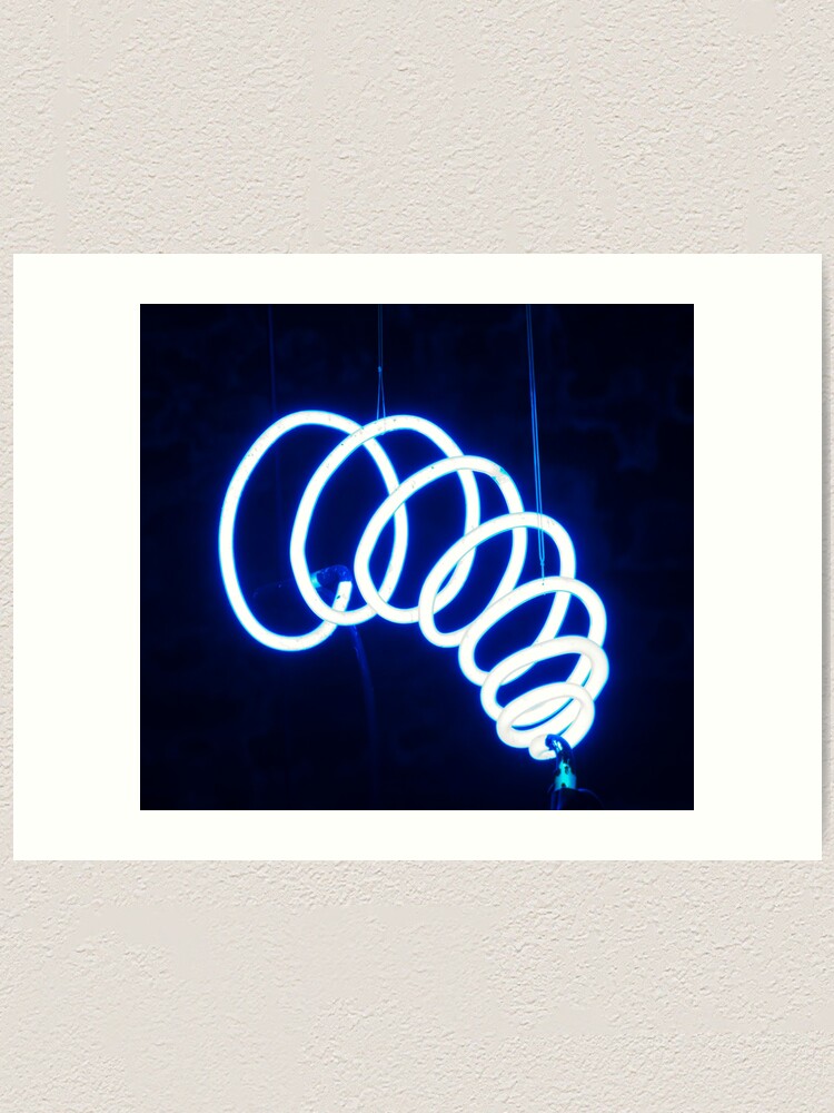 "Blue coil" Art Print for Sale by DaleReynolds | Redbubble
