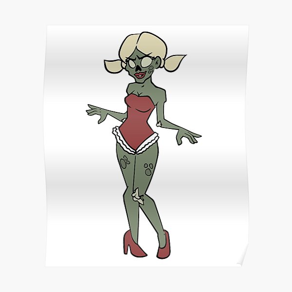 Sexy Zombie Girl Posters Redbubble