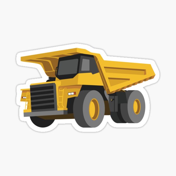 "Dump Truck Design" Sticker for Sale by RottenBoot22 | Redbubble