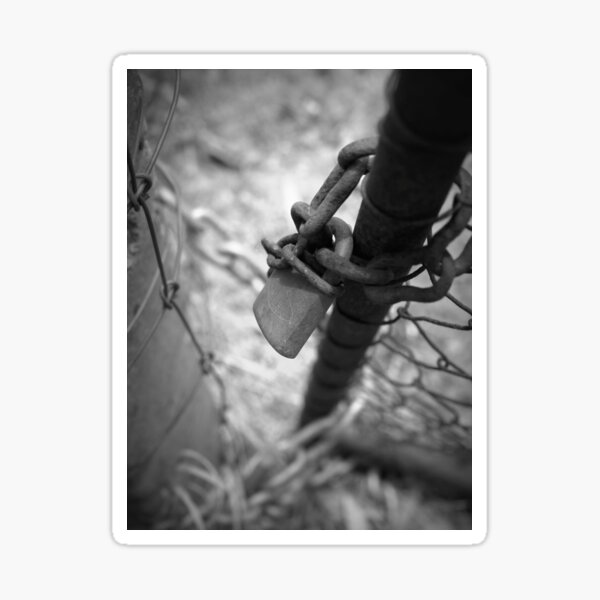 "Chains That Bind Us" Sticker for Sale by fuzzi | Redbubble