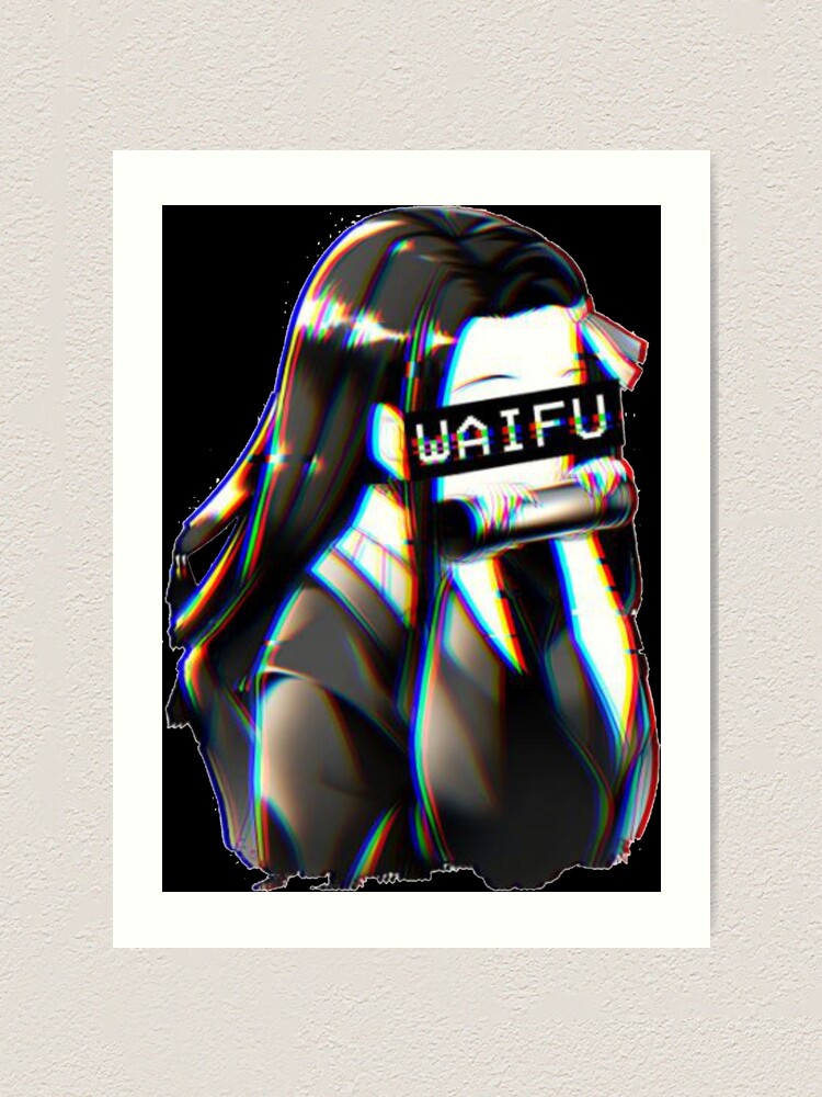 "WAIFU" Art Print by carolyndvorgan | Redbubble