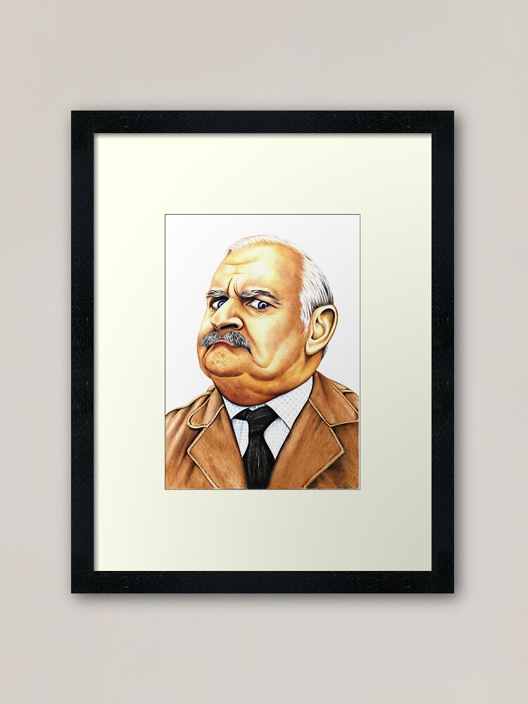 "Open all hours - Ronnie Barker plays Arkwright" Framed Art Print for ...