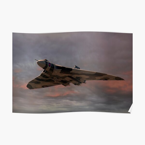 "Vulcan Bomber" Poster by SteveHClark | Redbubble