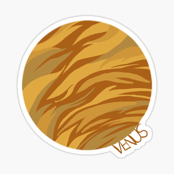 "Venus Planet" Sticker by GreenDemonTea | Redbubble