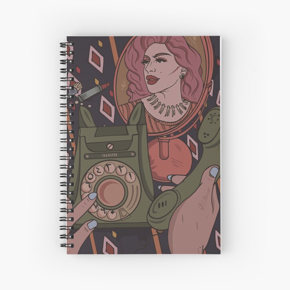 "ANDREA LEBANESE DRAGQUEEN " Spiral Notebook for Sale by querrhabibi ...