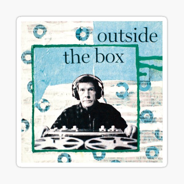 "Outside The Box" Sticker for Sale by suekieper | Redbubble