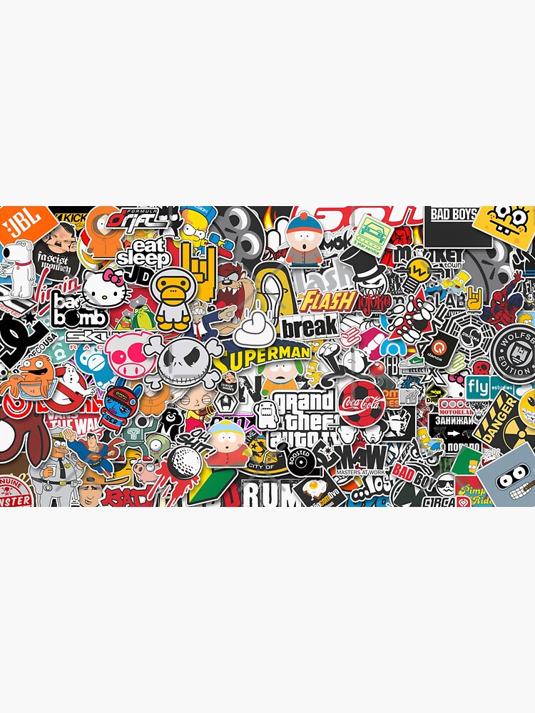 "Multiple Stickers patterns " Sticker by Walzaidan | Redbubble