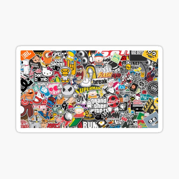 "Multiple Stickers patterns " Sticker by Walzaidan | Redbubble