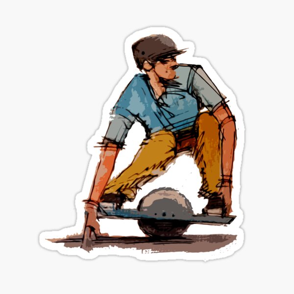 "Onewheel get low" Sticker for Sale by onewheelartist | Redbubble