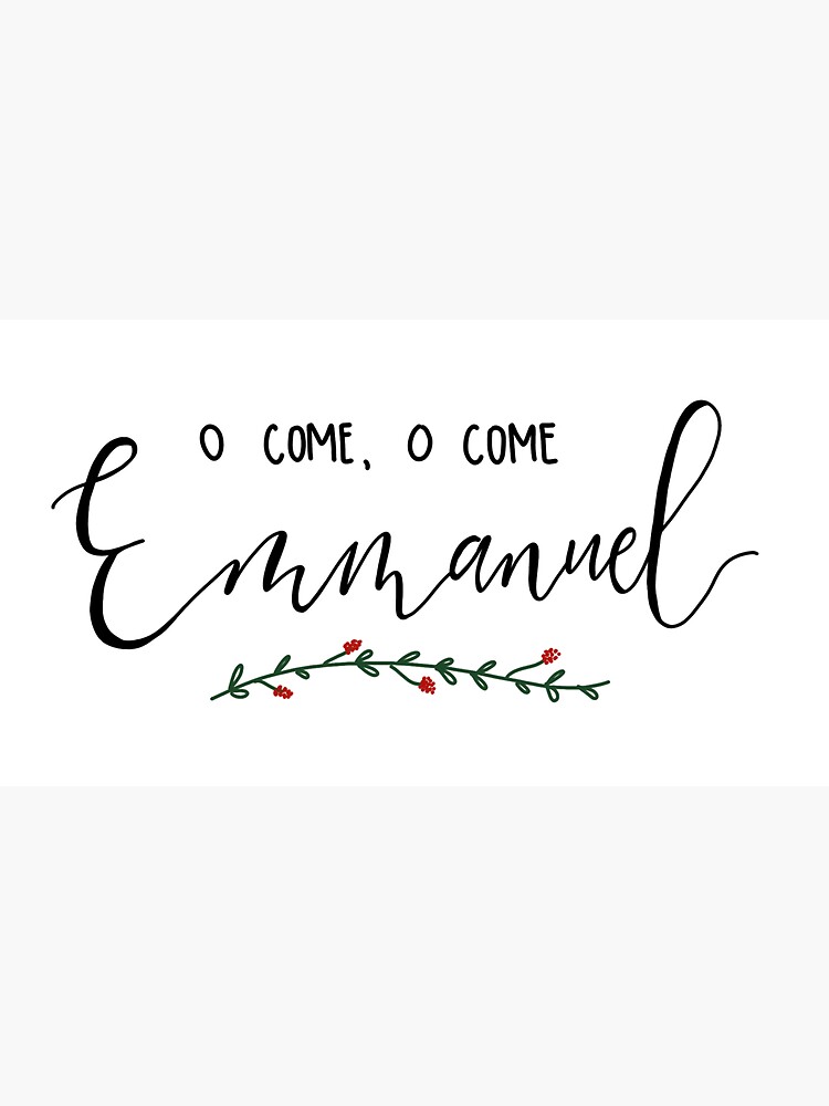 "Emmanuel" Sticker by abbeytick | Redbubble