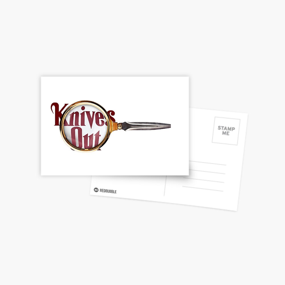 "Knives Out Sticker" Sticker for Sale by vogt4ben | Redbubble