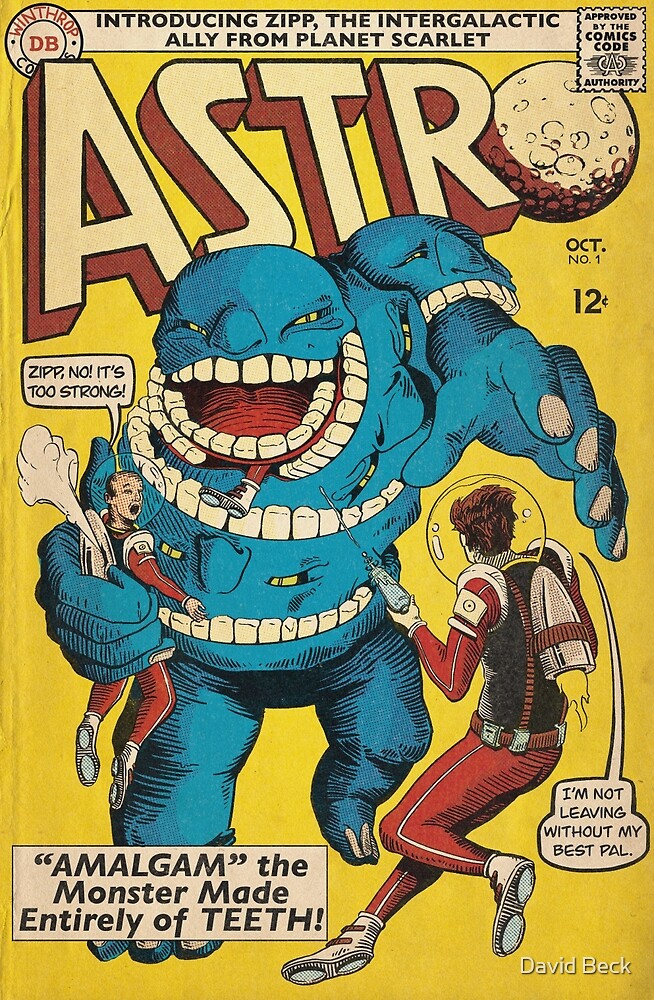 "Astro Comic Poster" by David Beck | Redbubble