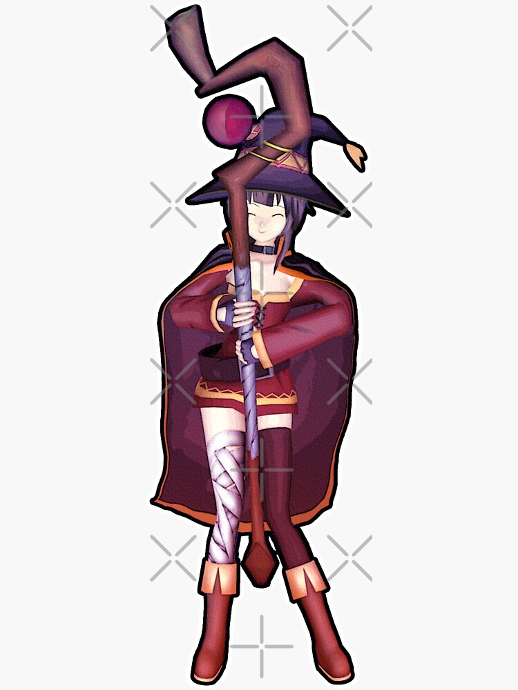 "Megumin" Sticker for Sale by BaboobrazArt | Redbubble