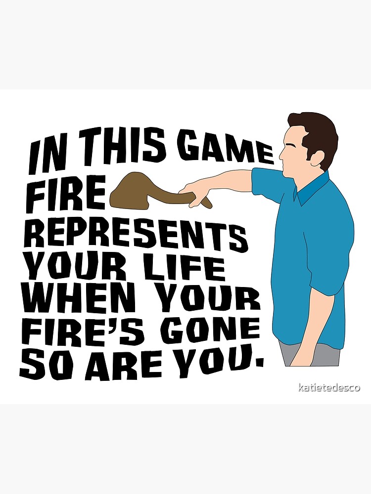 "Jeff Probst - Fire Represents Your Life" Throw Blanket for Sale by ...