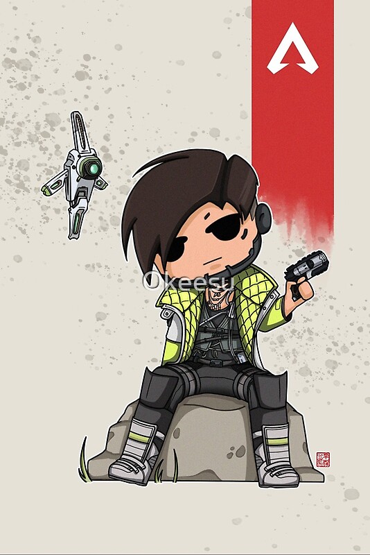 "[Chibi] Apex Legends: Crypto" by Okeesu | Redbubble