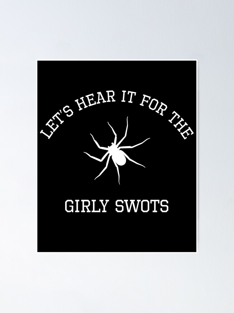 Póster «Lady Hale Escuchémoslo para los Girly Swots, Girly Swot Spider ...