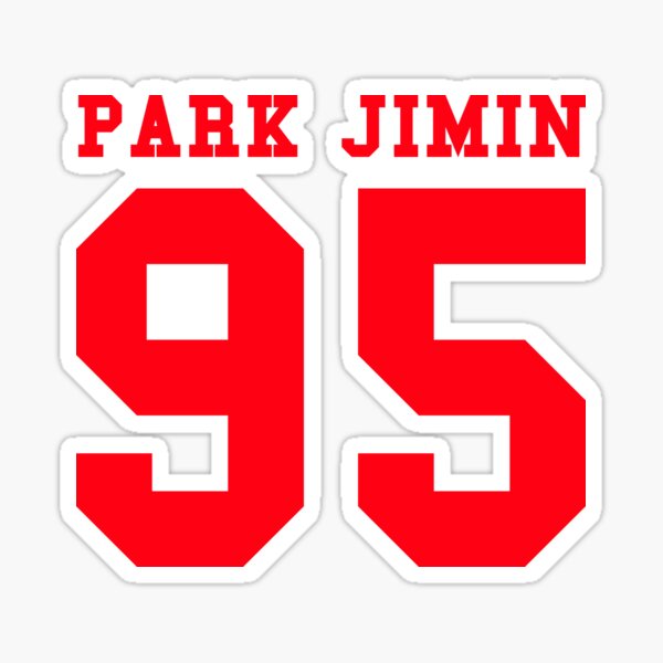 "Jimin 95 k-pop idol" Sticker for Sale by mayacarol | Redbubble