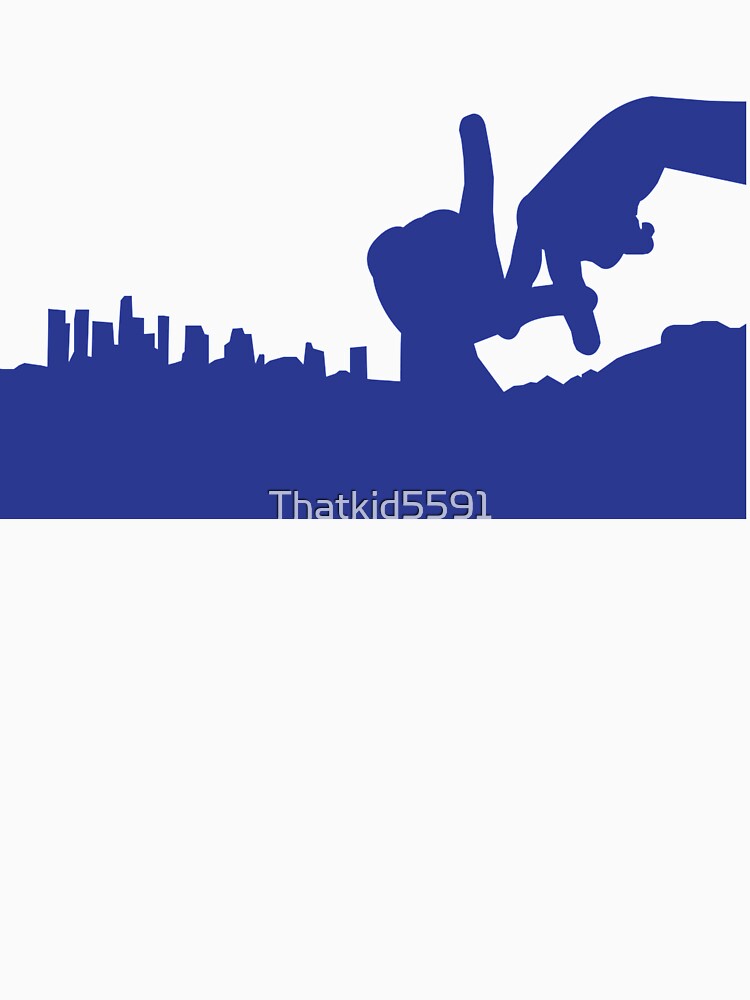 "LA sign Dodger Blue" T-shirt for Sale by Thatkid5591 | Redbubble | la ...