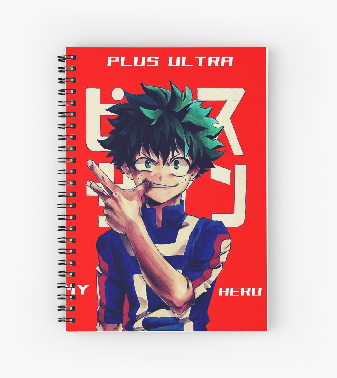 "deku my hero academia" Spiral Notebook by ReddMana | Redbubble