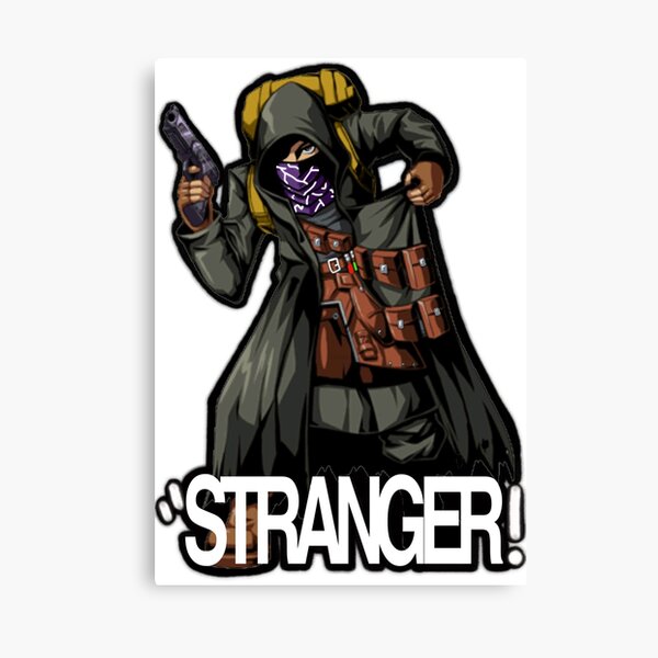 "Resident Evil 4 Merchant Stranger (Black OutLine)" Canvas Print by ...