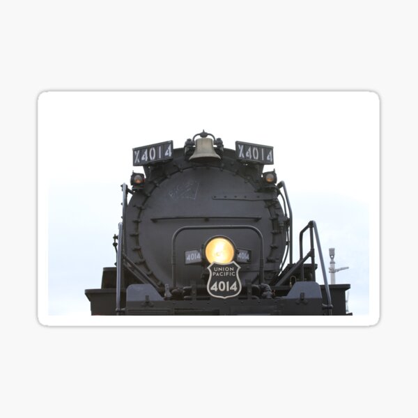 "Big Boy 4014 closeup with a light on the front." Sticker by ...