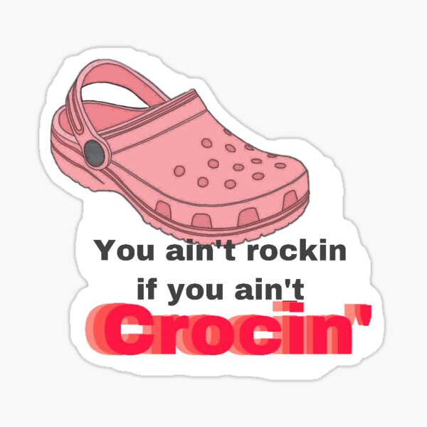 "Crocs" Sticker by lil-artsy | Redbubble