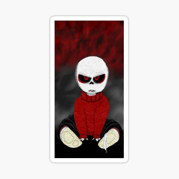 "Bitty Fell Sans" Sticker for Sale by MoonRushers | Redbubble