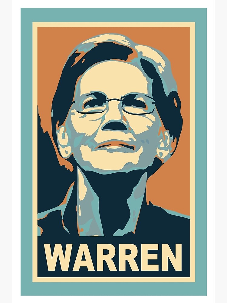 "warren poster" Poster for Sale by PoliSciDesign | Redbubble