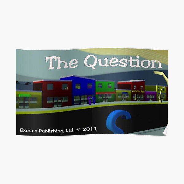 "The Question Animated Film Poster" Poster for Sale by AnimHeru | Redbubble
