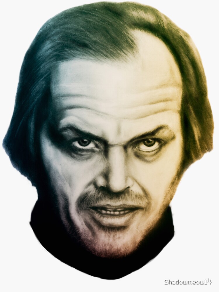 "Jack Nicholson" Sticker for Sale by Shadowmeow14 | Redbubble