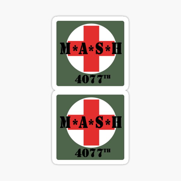 4077 Mash Stickers | Redbubble