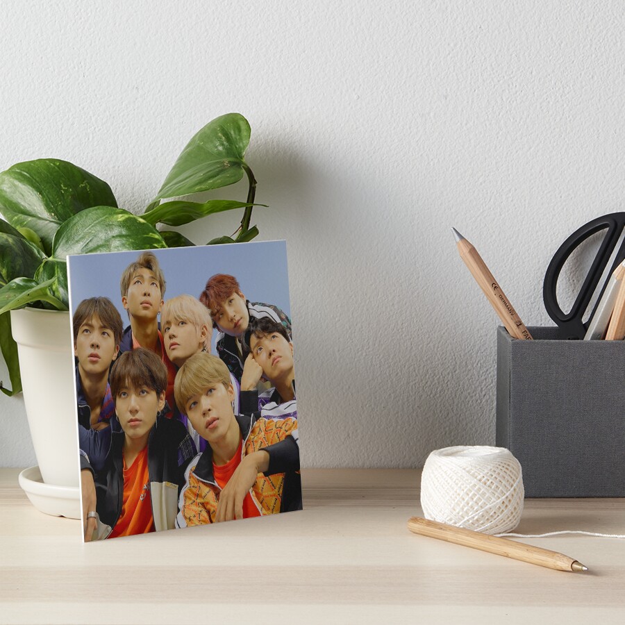 "BTS TIME Magazine Cover Photo" Art Board Print for Sale by Drakon ...