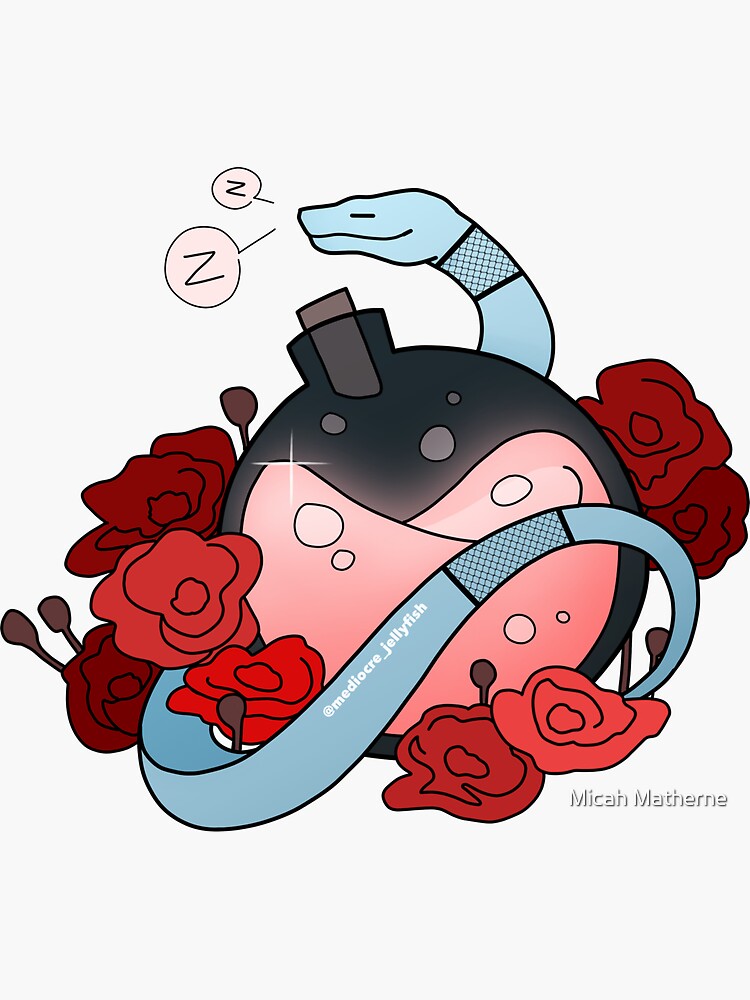 "Potion Bottles - Sleep" Sticker by Miss-Jellyfish | Redbubble