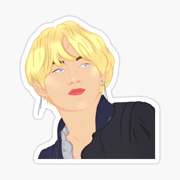 "Tae Tae" Sticker by khushimali | Redbubble