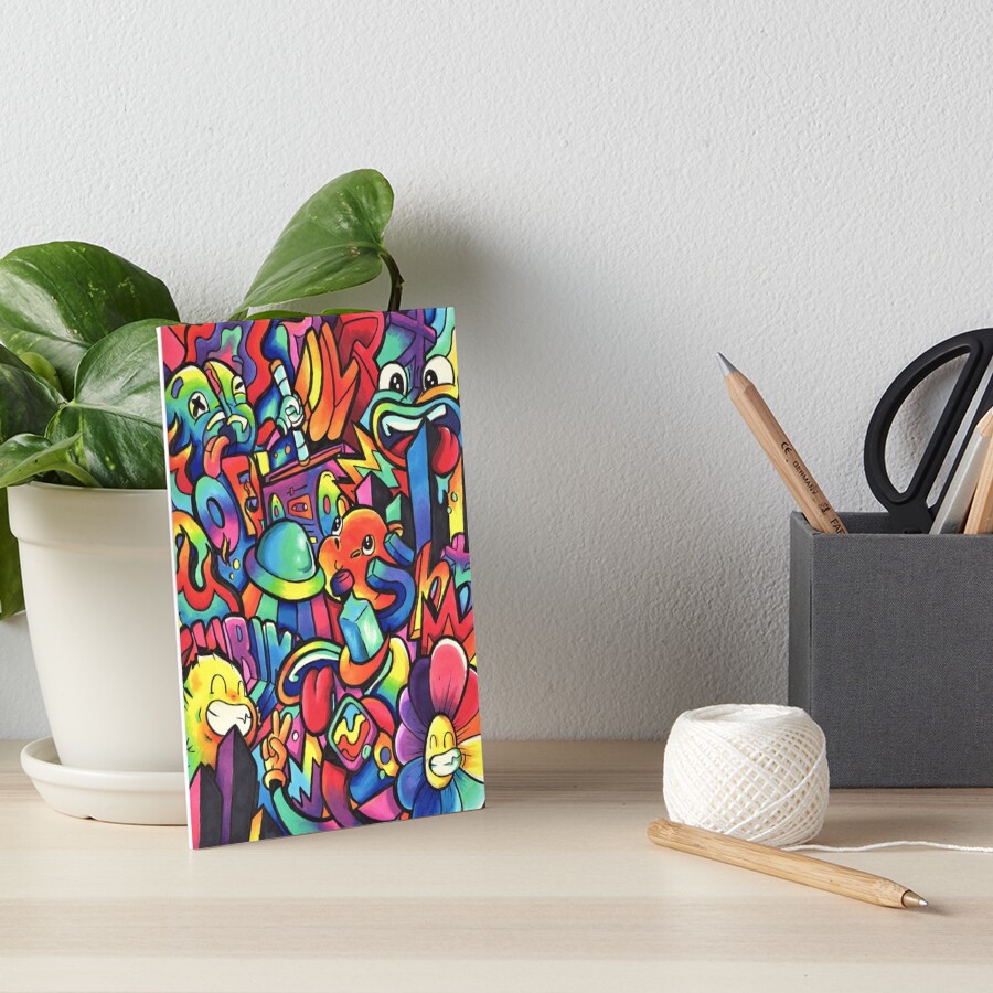 "G A L A C T I C // Copic Marker Doodle" Art Print for Sale by Eadan ...