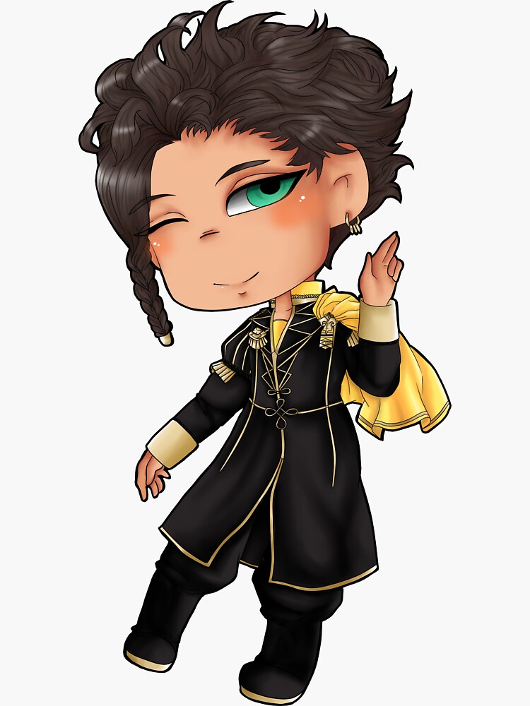"Fire Emblem Three Houses Claude Chibi" Sticker by maryymadeleine ...