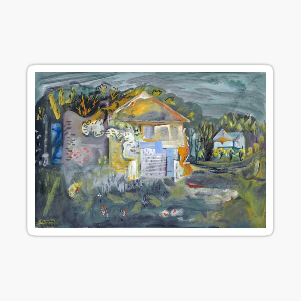 "Frances Hodgkins - The Tithe Barn, Cerne Abbas" Sticker for Sale by ...