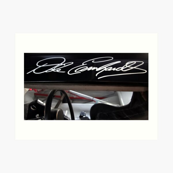 "Dale Earnhardt Signature" Art Print for Sale by OkieLady | Redbubble