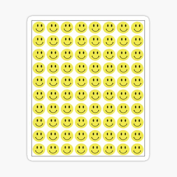 "Smiley Face Sticker Pack" Sticker for Sale by blissery | Redbubble