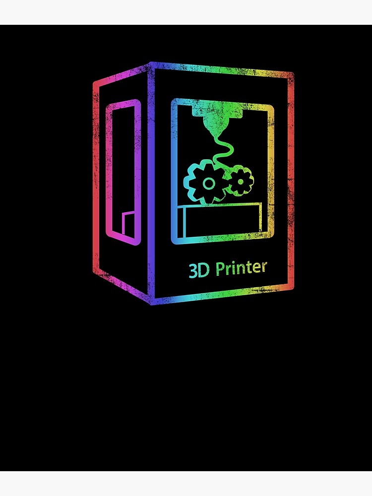 "3D Printer " Poster for Sale by vladocar | Redbubble