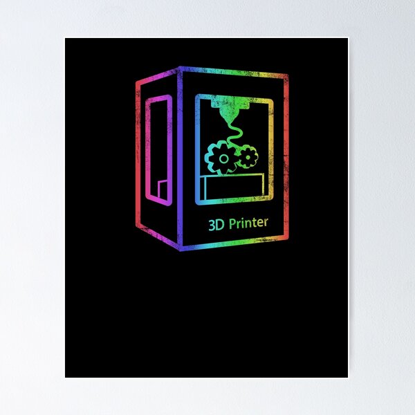 "3D Printer " Poster for Sale by vladocar | Redbubble
