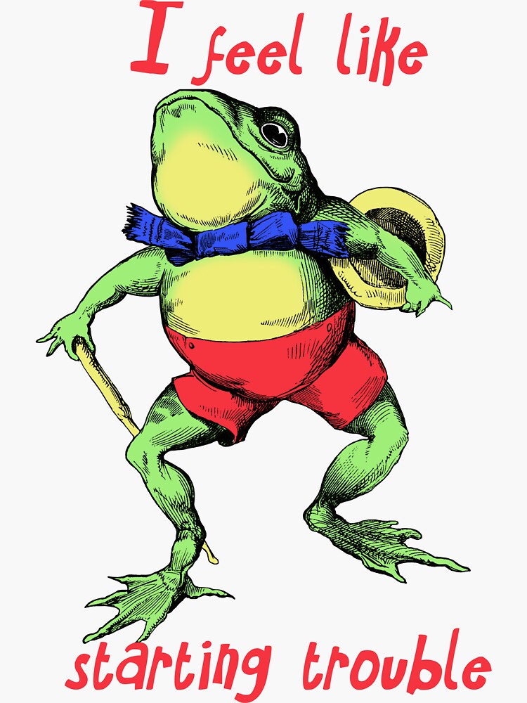 "Starting Trouble" Sticker by quietmanco | Redbubble