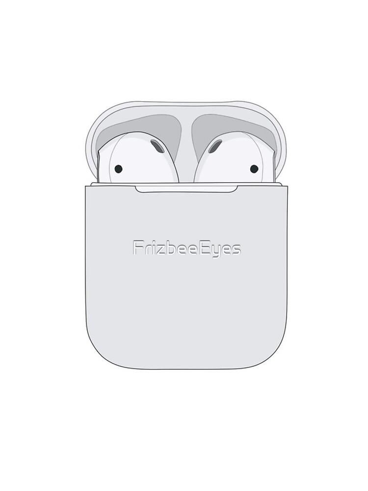 "AirPod case drawing" iPhone Case for Sale by FrizbeeEyes | Redbubble