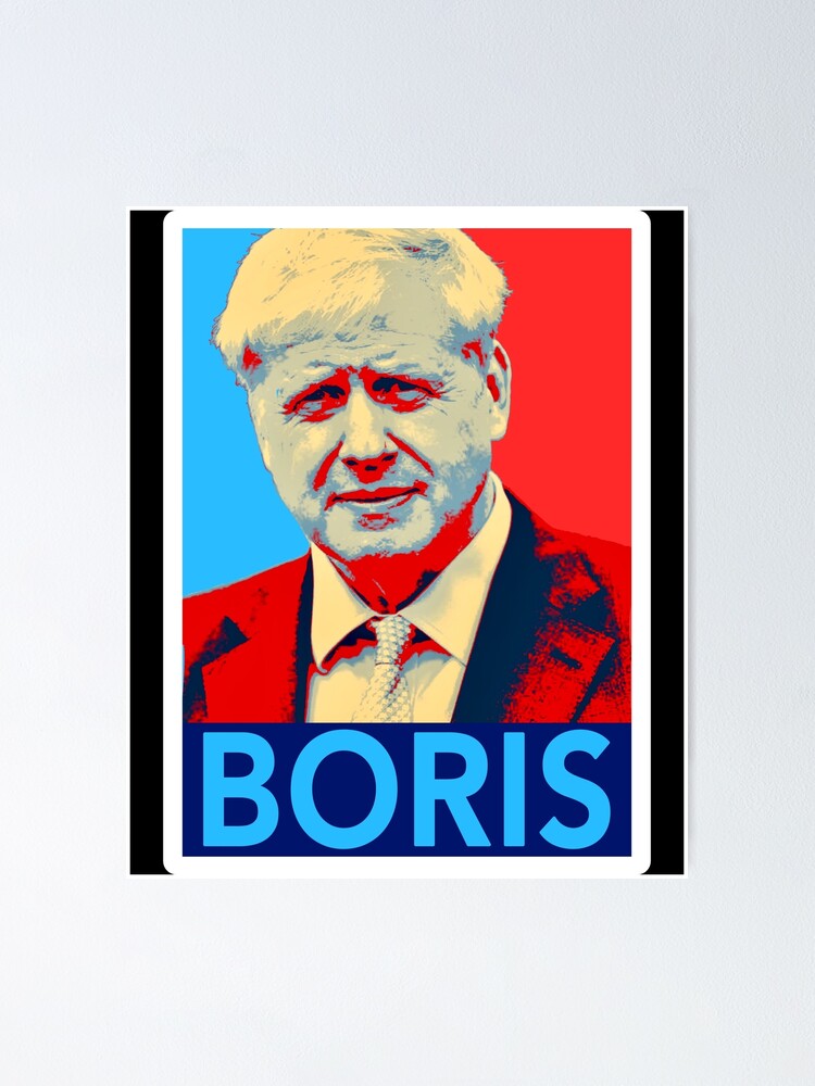 "Boris Johnson British Prime Minister Election Icon Parody" Poster for ...