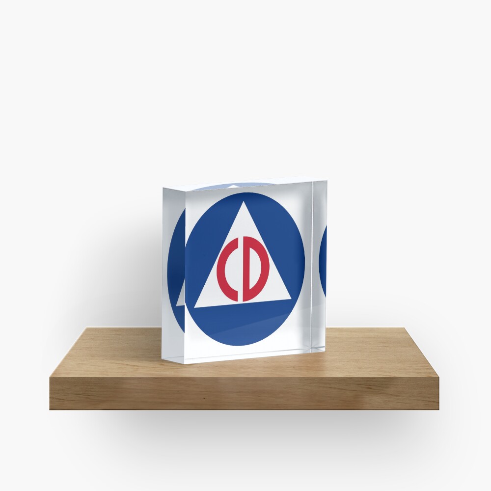 "Civil Defense " Sticker for Sale by MetroStore | Redbubble